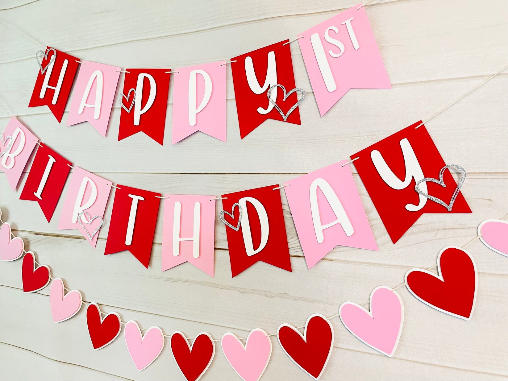 Heart Garland | Cardstock Party Shop
